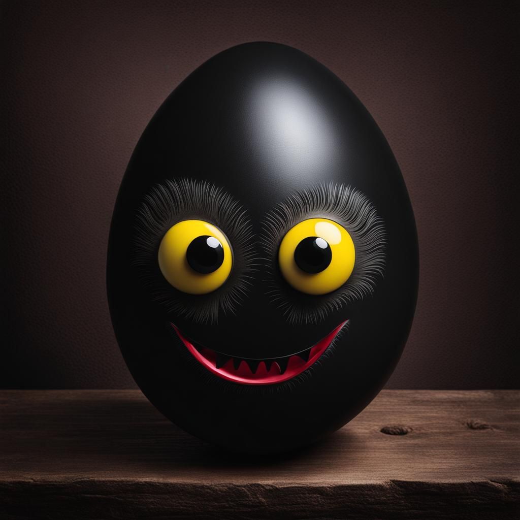 Eerie Easter Egg - AI Generated Artwork - NightCafe Creator