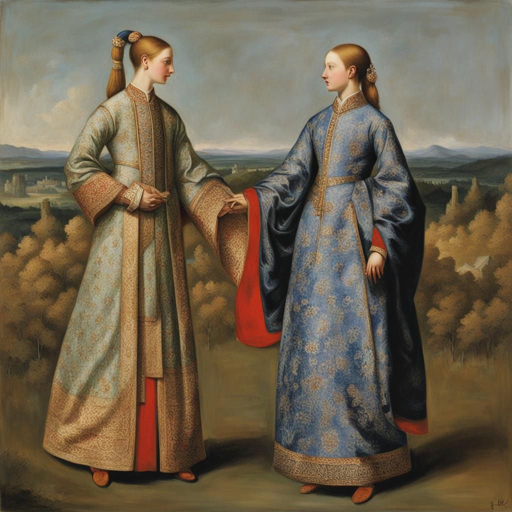 Ladies in Siberia - AI Generated Artwork - NightCafe Creator