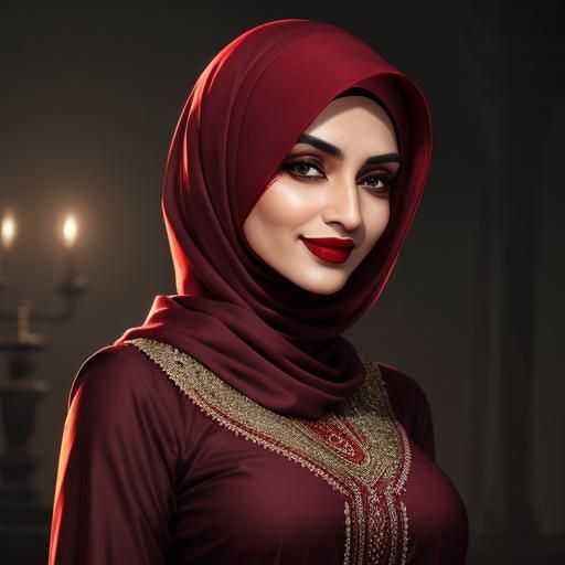 Evil women disguised as hijabi - AI Generated Artwork - NightCafe Creator