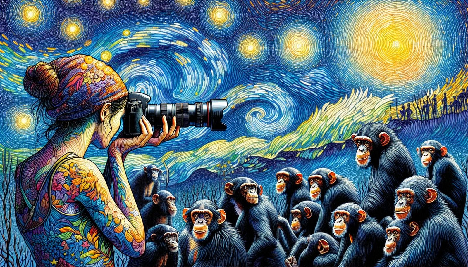 A gathering of the absurd - AI Generated Artwork - NightCafe Creator