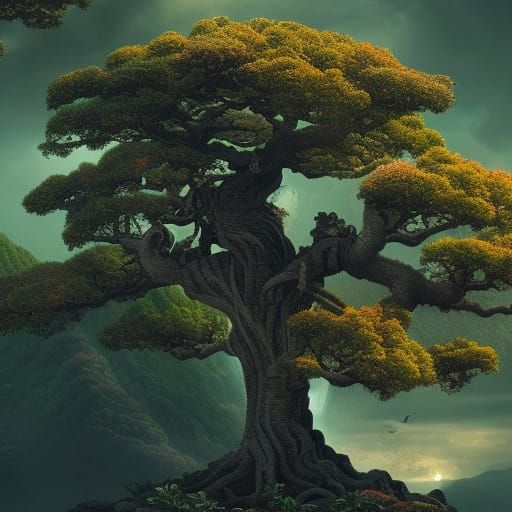 Tree - AI Generated Artwork - NightCafe Creator