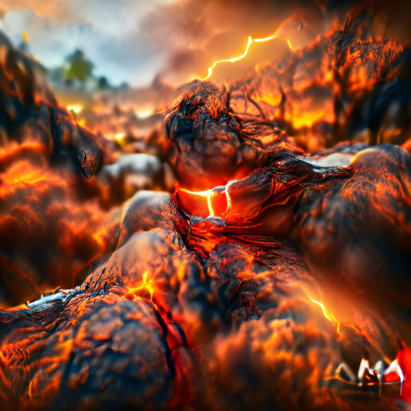 Hellscape - AI Generated Artwork - NightCafe Creator