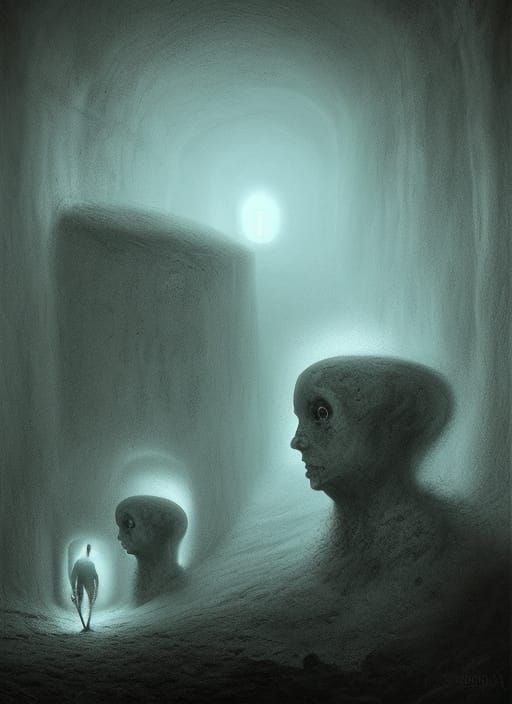 Catacombs - AI Generated Artwork - NightCafe Creator