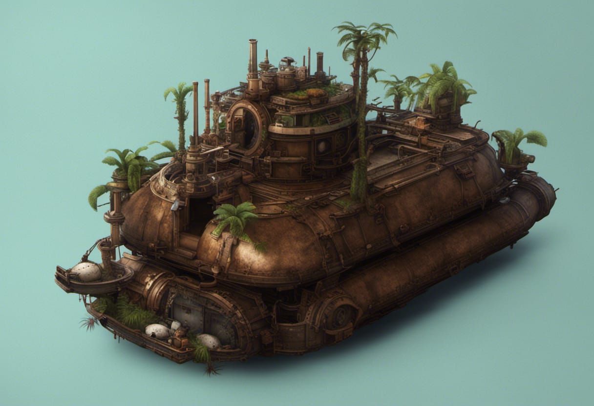 A Hovercraft For All Reasons 5/5 - AI Generated Artwork - NightCafe Creator