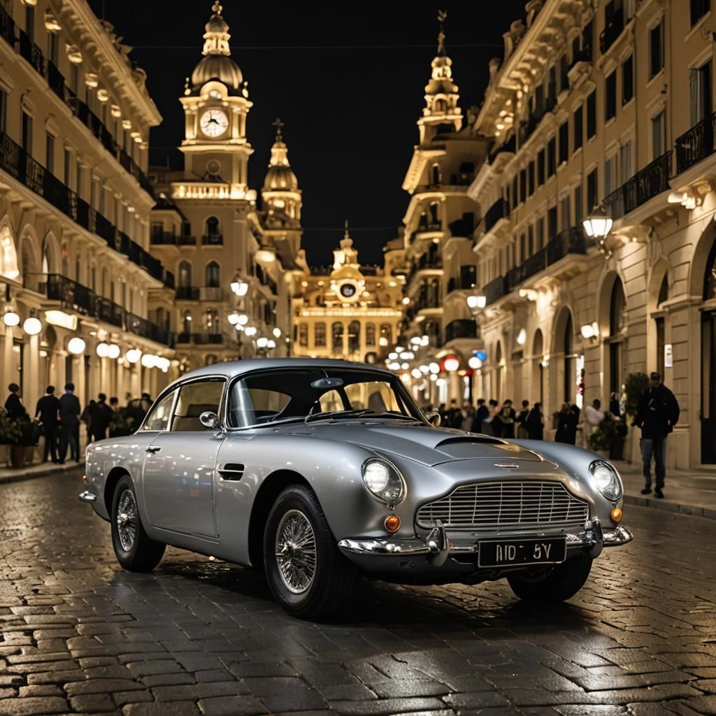 Silver Phantom: The Golden Heist - AI Generated Artwork - NightCafe Creator