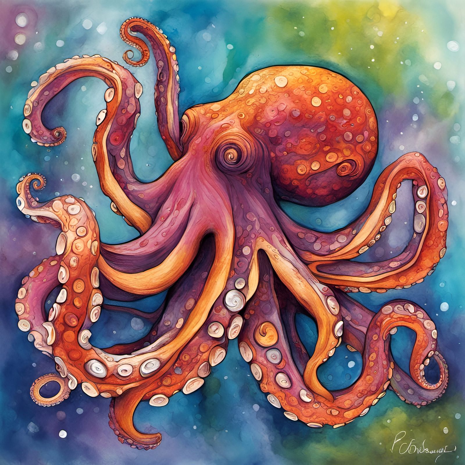Octopus - AI Generated Artwork - NightCafe Creator