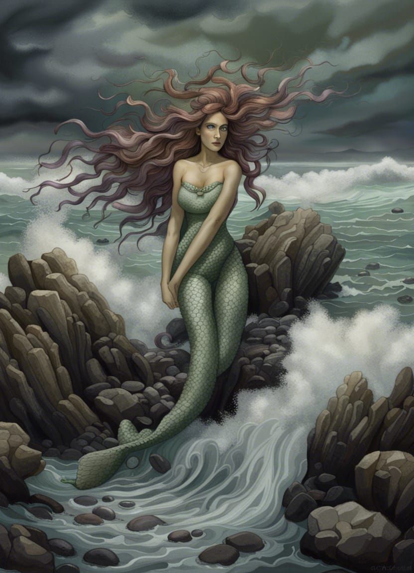 Mermaid - AI Generated Artwork - NightCafe Creator