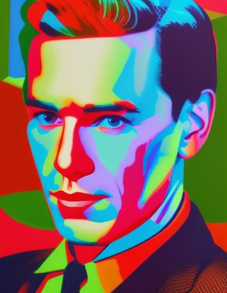 Portrait of Alan Turing (1912-1954) -- often remembered as THE founding ...