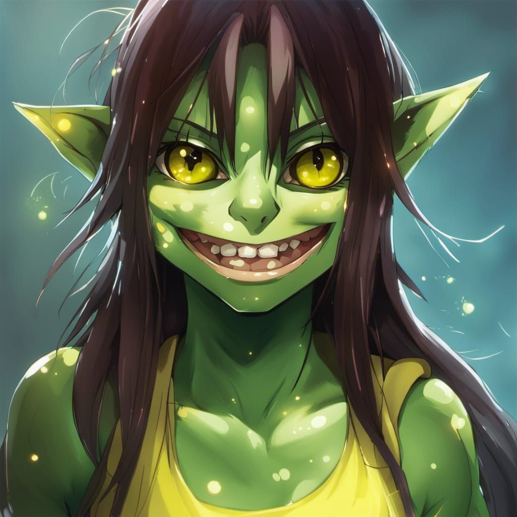 Ugly goblin girl seeing her elven mother once again - AI Generated Artwork - NightCafe Creator