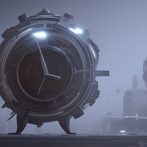 Walking (((Clock))) with Organic Brains - AI Generated Artwork ...