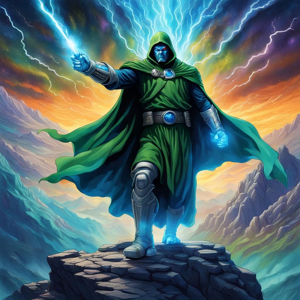Dr. DOOM - AI Generated Artwork - NightCafe Creator