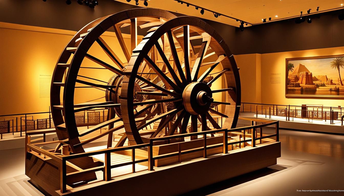 View of all from afar Photorealistic 3D of Ancient Egyptian Water Wheel ...