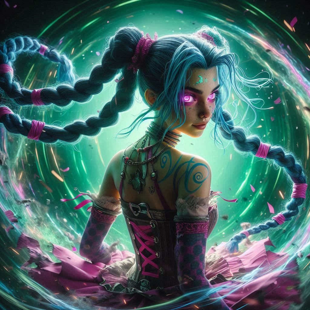 Jinx dancer ♥ x) - AI Generated Artwork - NightCafe Creator