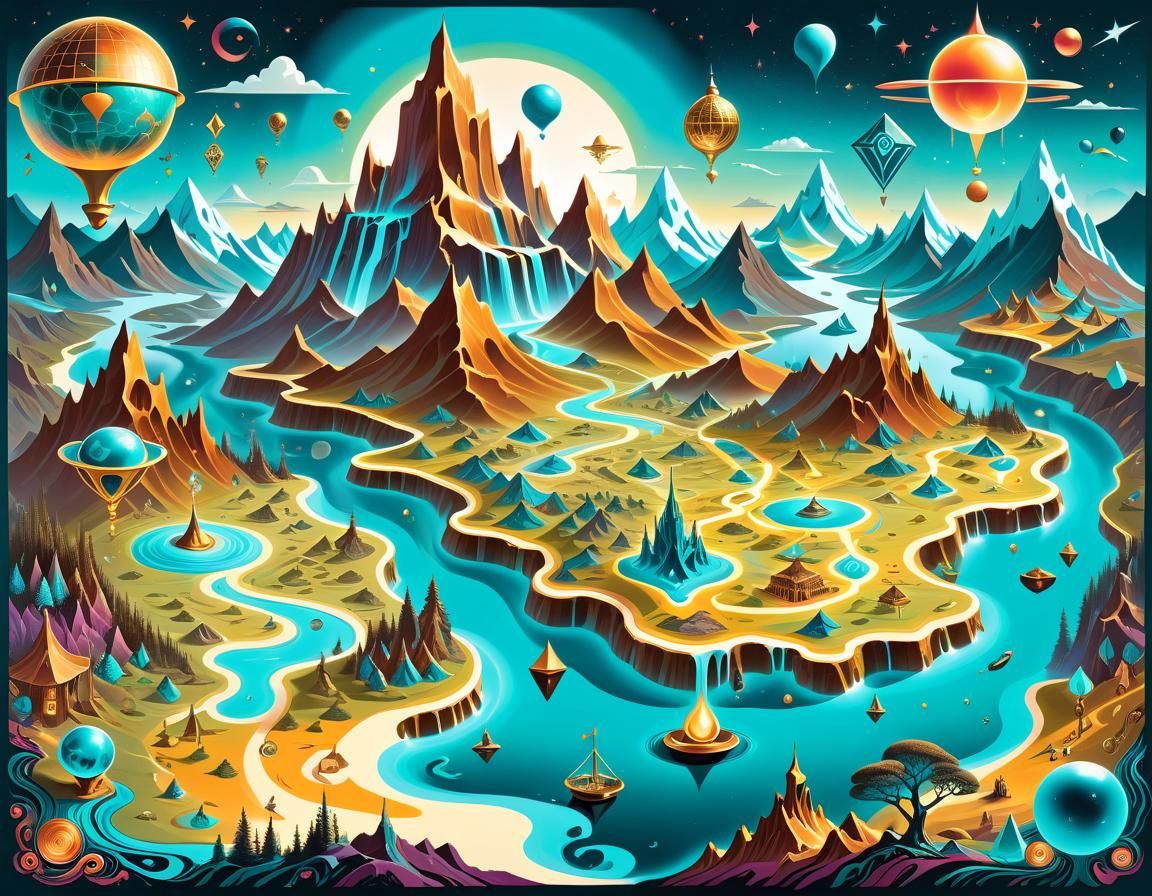 Maps - AI Generated Artwork - NightCafe Creator