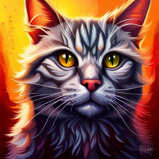 overdetailed portrait of a furry chibi arctic fox, fire head, steampunk ... overdetailed portrait of a furry chibi arctic fox, fire head, steampunk ...