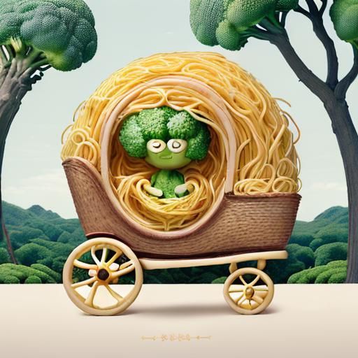 Mr broccoli's Pasta RV.. - AI Generated Artwork - NightCafe Creator