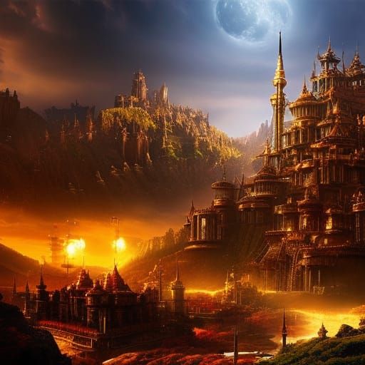 Hades kingdom on earth - AI Generated Artwork - NightCafe Creator