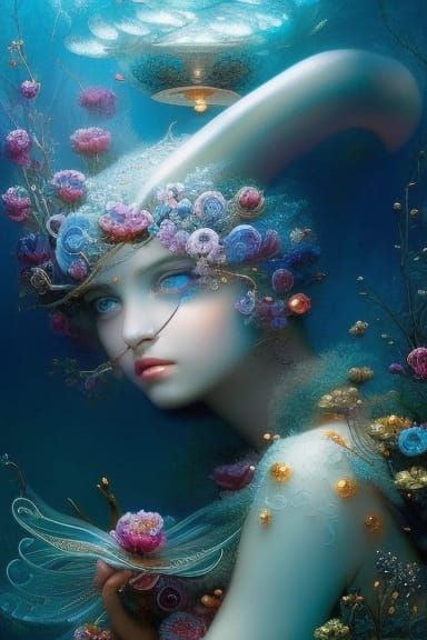 Beautiful Alien Child - AI Generated Artwork - NightCafe Creator