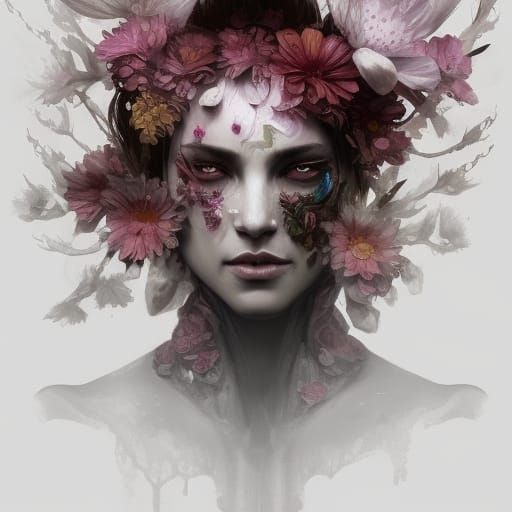 Demonic flowers : r/nightcafe
