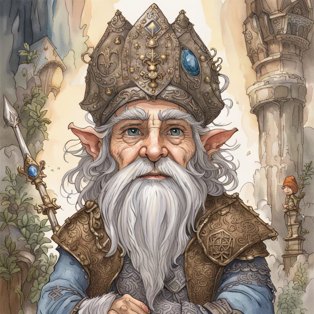 Gnome Paladin, male - AI Generated Artwork - NightCafe Creator