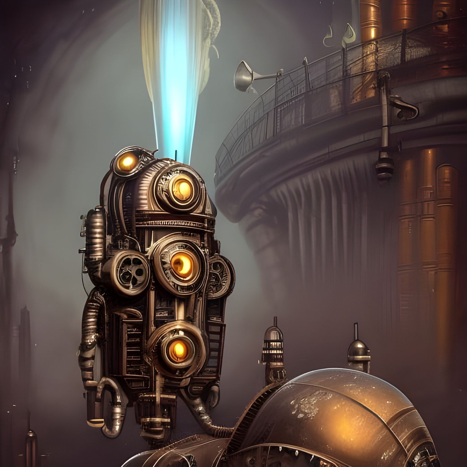 biomechanical steampunk rocketship - AI Generated Artwork - NightCafe ...