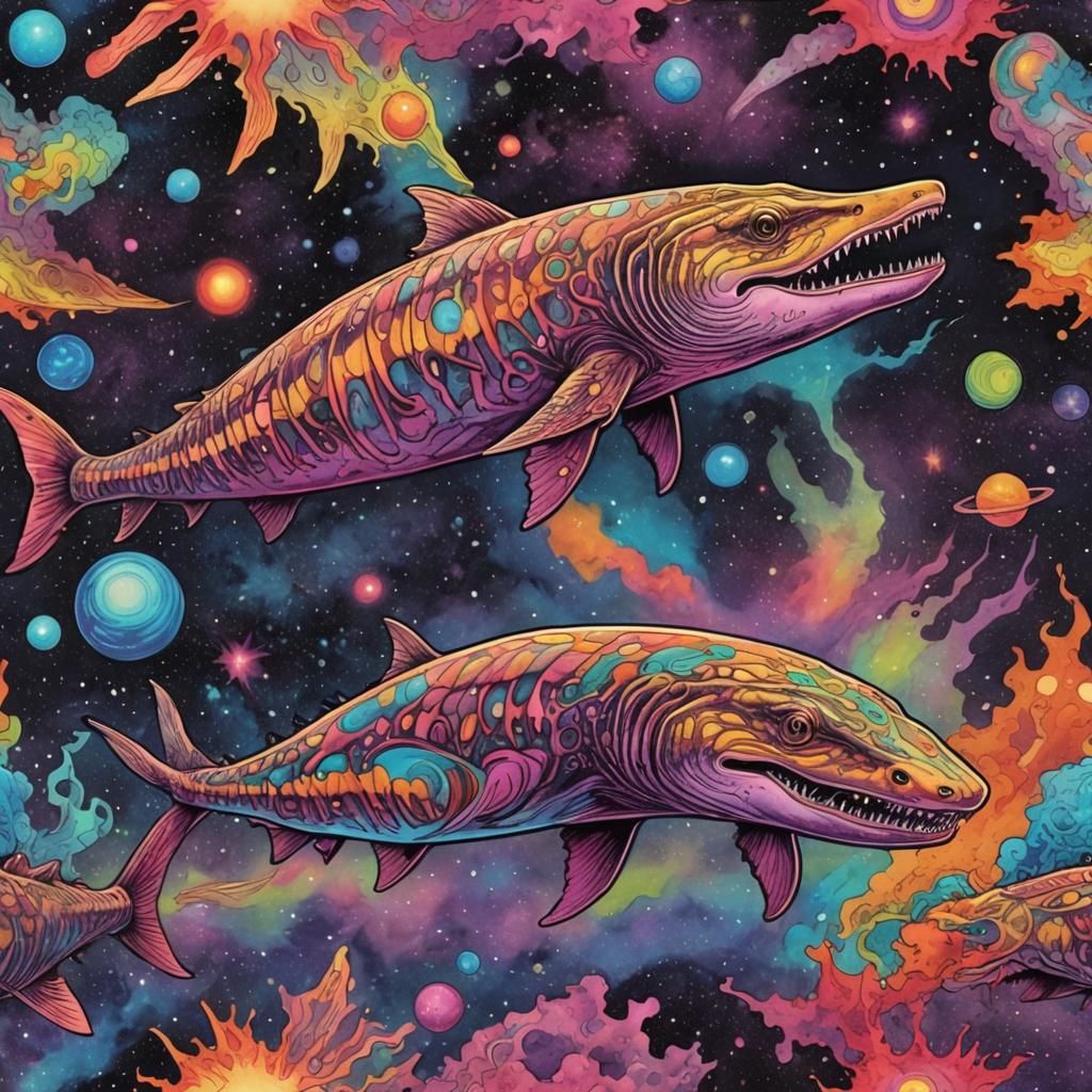 spacefish 10 - AI Generated Artwork - NightCafe Creator