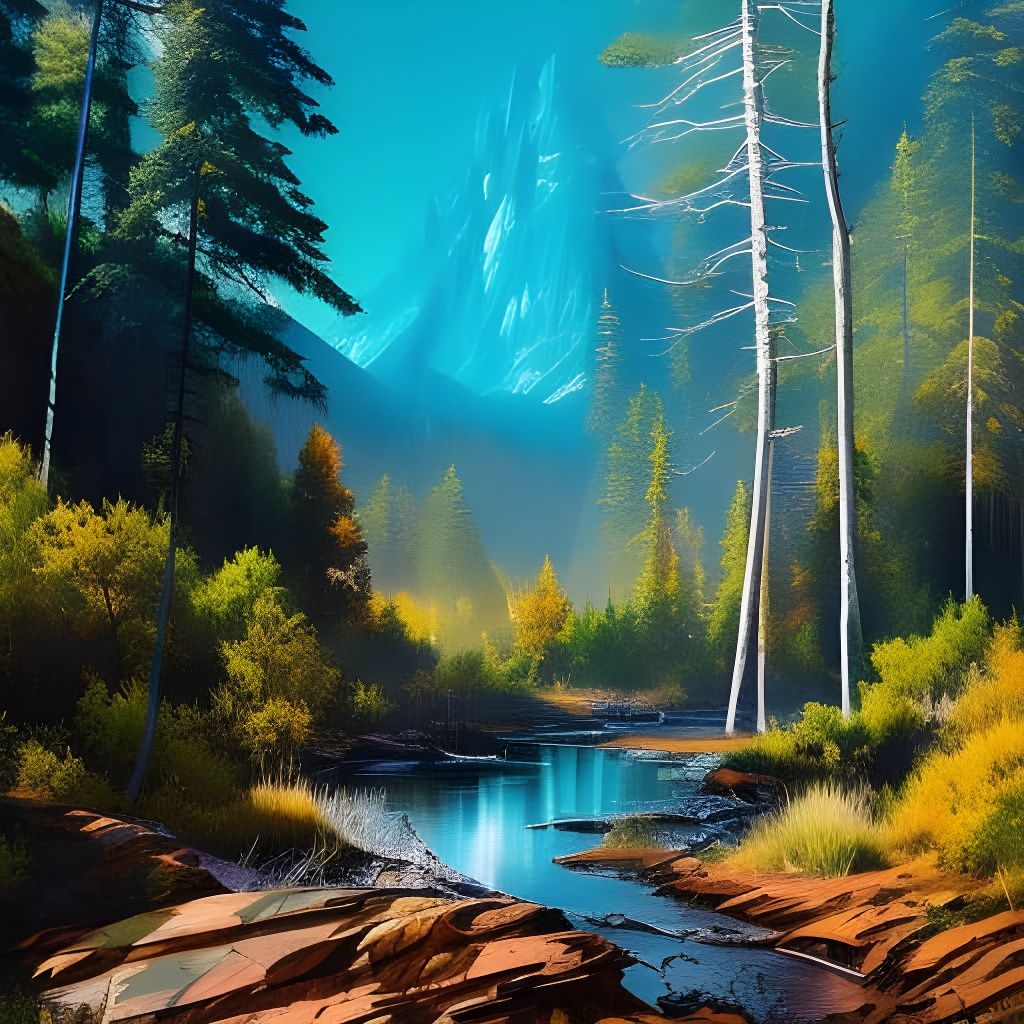 Lovely Landscapes - AI Generated Artwork - NightCafe Creator