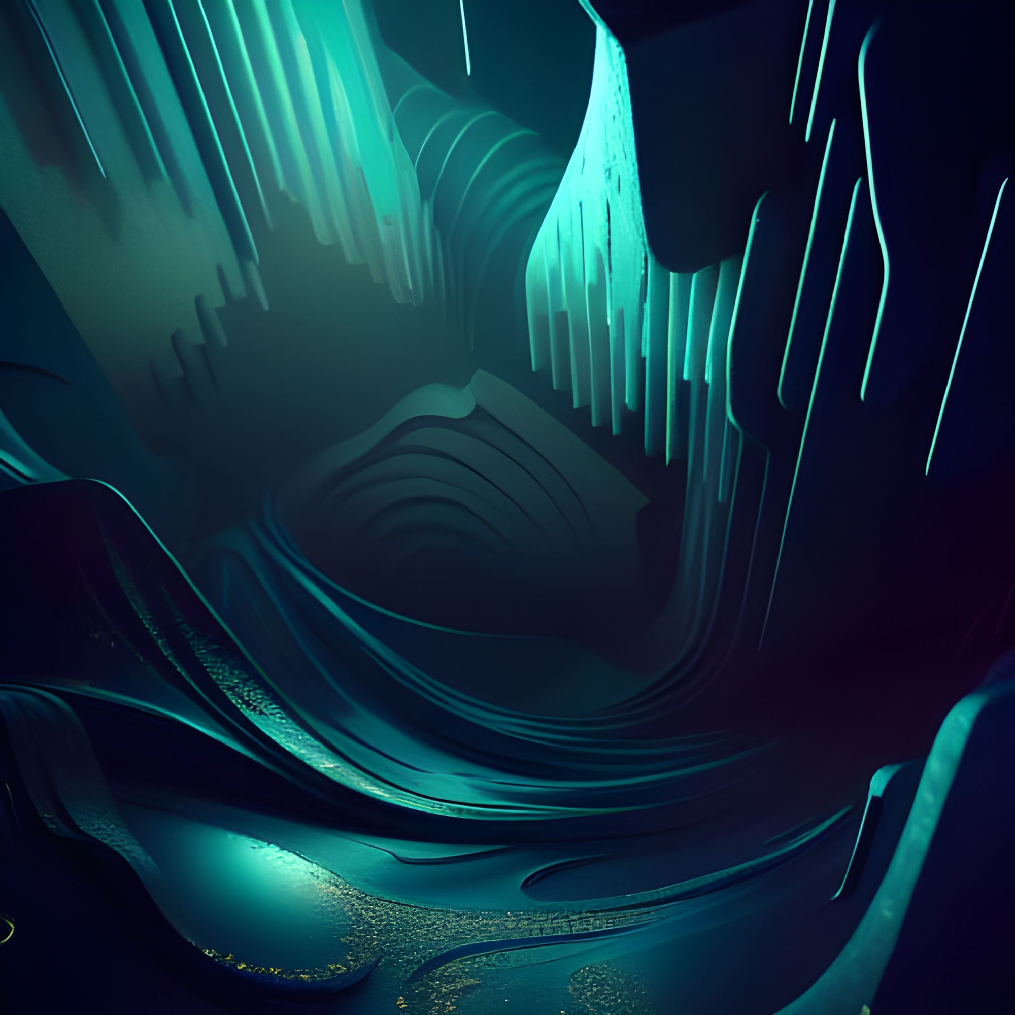 The golden sands of the deep : r/nightcafe