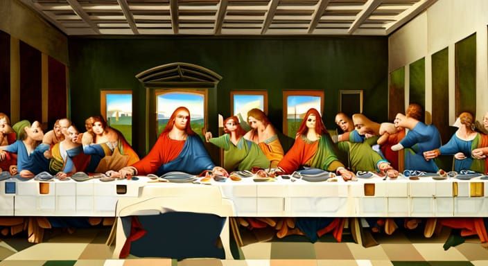 The Last Supper - AI Generated Artwork - NightCafe Creator