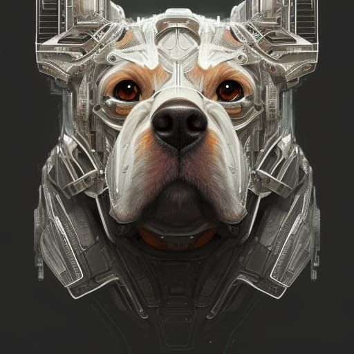 Robotic dog - AI Generated Artwork - NightCafe Creator