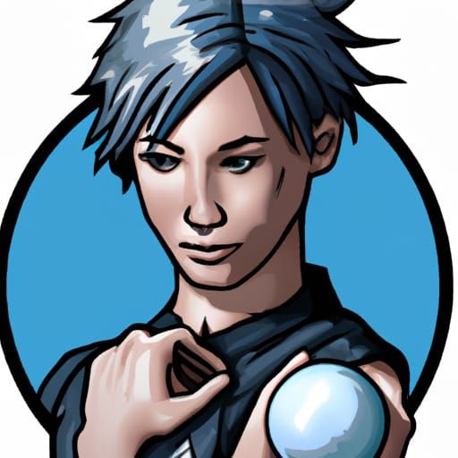 Human Portrait Character Gym Leader Bust Upperbody Anime Magic Intense ...