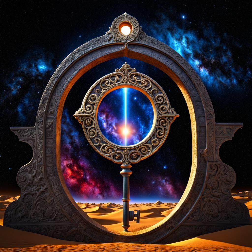 Cosmic Key - AI Generated Artwork - NightCafe Creator