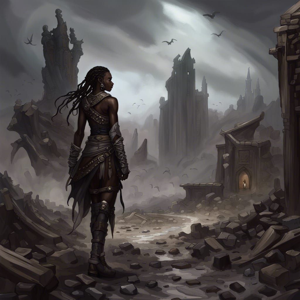 Shadowfell Rogue - AI Generated Artwork - NightCafe Creator