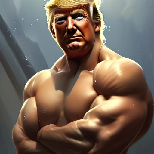 Donald Trump Ai Generated Artwork Nightcafe Creator