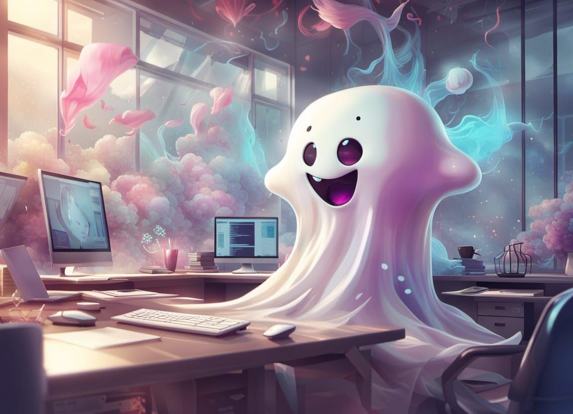 Office Ghost - AI Generated Artwork - NightCafe Creator