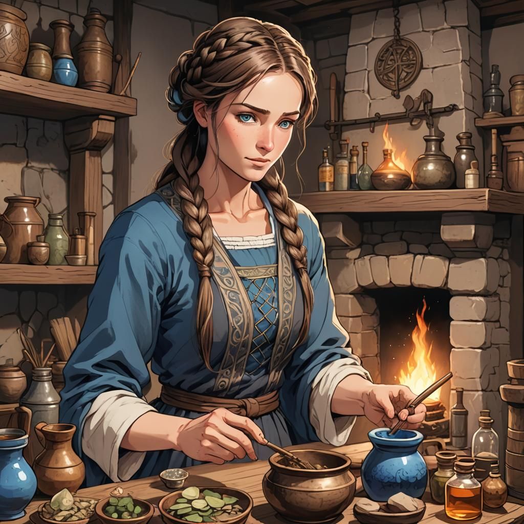 Meia - A Character from my story "La Stirpe Spezzata" - AI Generated ...