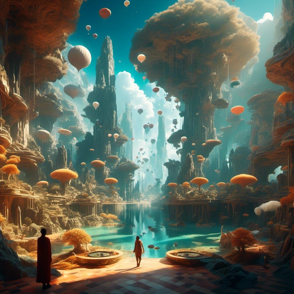 Captivating scene of surreal beauty and epic proportions - AI Generated ...