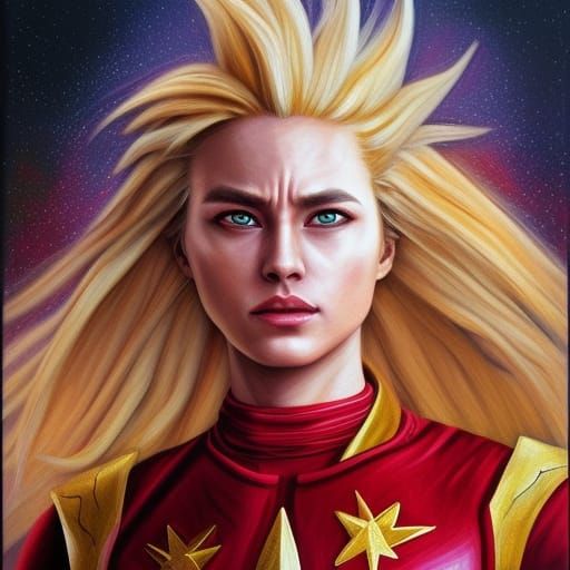 Live action film, cccp, Realistic and Beautiful Super Sayayin Female in ...