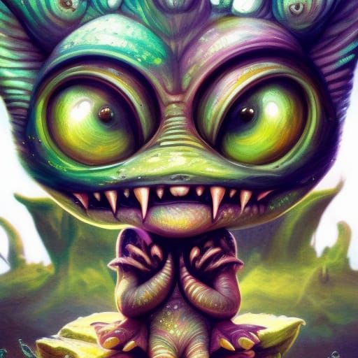 Gremlin Portrait - AI Generated Artwork - NightCafe Creator