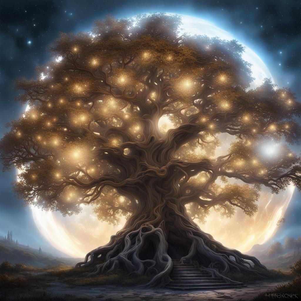 The Bone Tree - AI Generated Artwork - NightCafe Creator