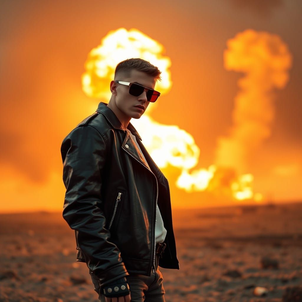 Cyborg Justin Bieber: A Gritty, Post-Apocalyptic T... - AI Art