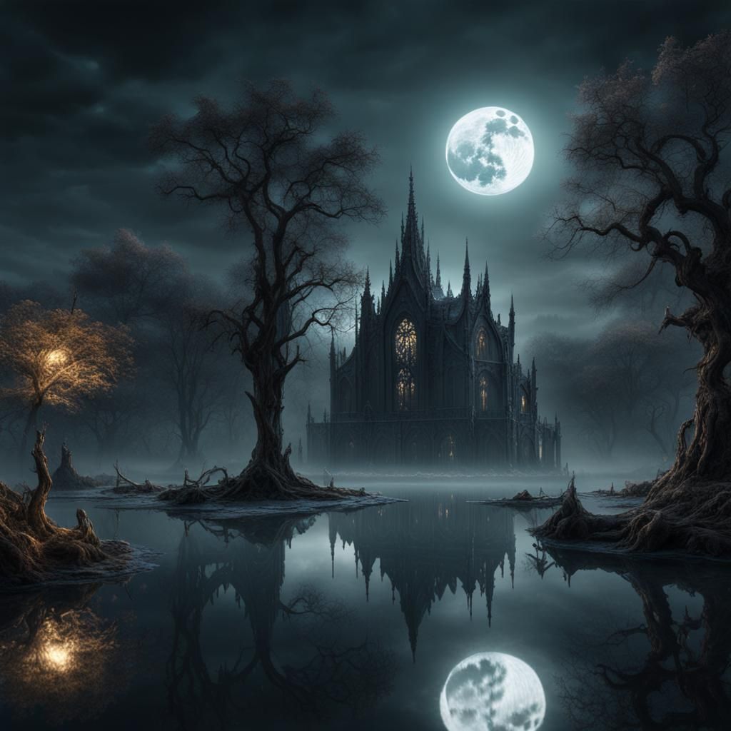 a gothic place - AI Generated Artwork - NightCafe Creator