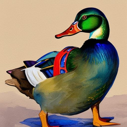 Duck - AI Generated Artwork - NightCafe Creator