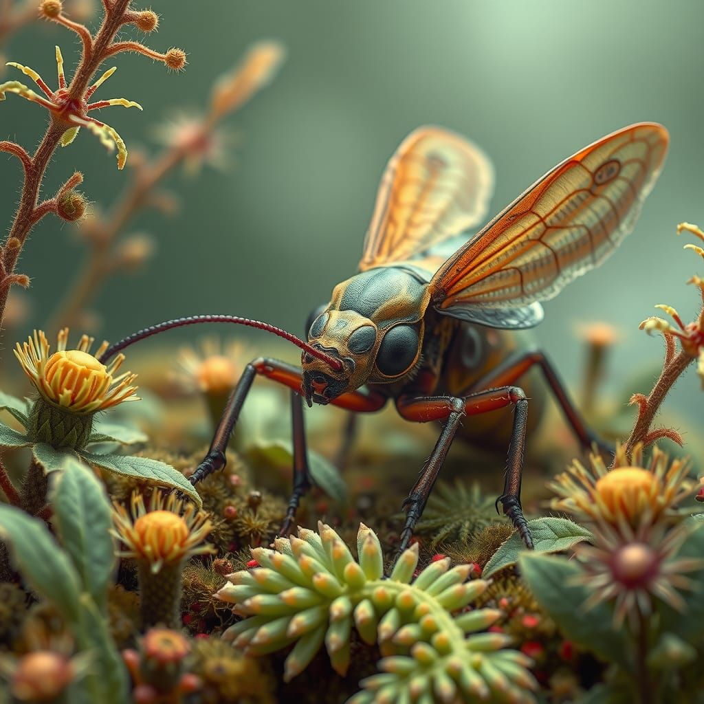 The secret world of insects - AI Generated Artwork - NightCafe Creator