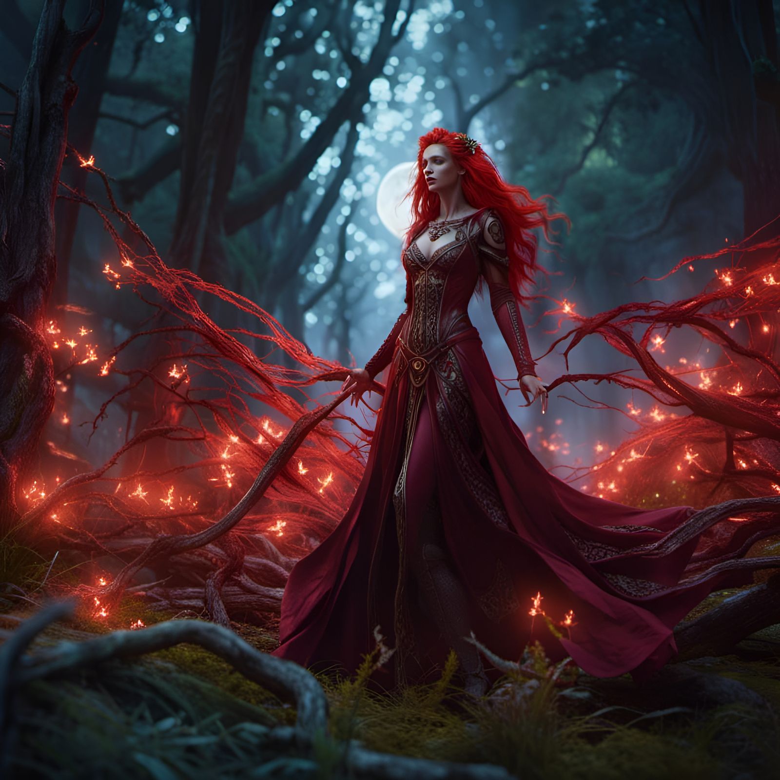 queen of the banshee - AI Generated Artwork - NightCafe Creator