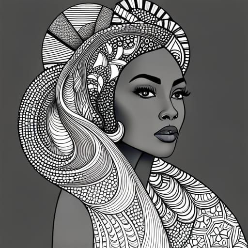 Beautiful Outline - AI Generated Artwork - NightCafe Creator