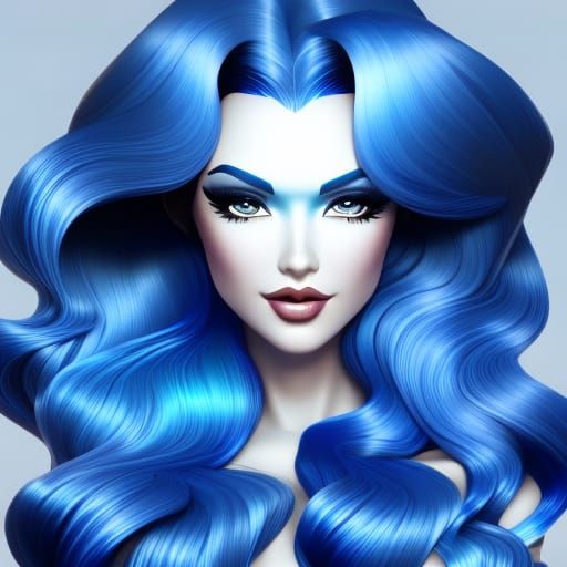 Blue - AI Generated Artwork - NightCafe Creator