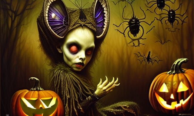 happy halloween - AI Generated Artwork - NightCafe Creator