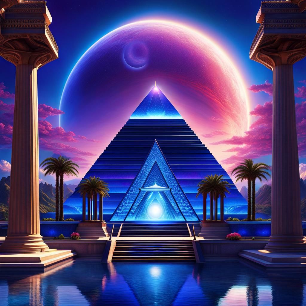 Alien Sun Palace - AI Generated Artwork - NightCafe Creator