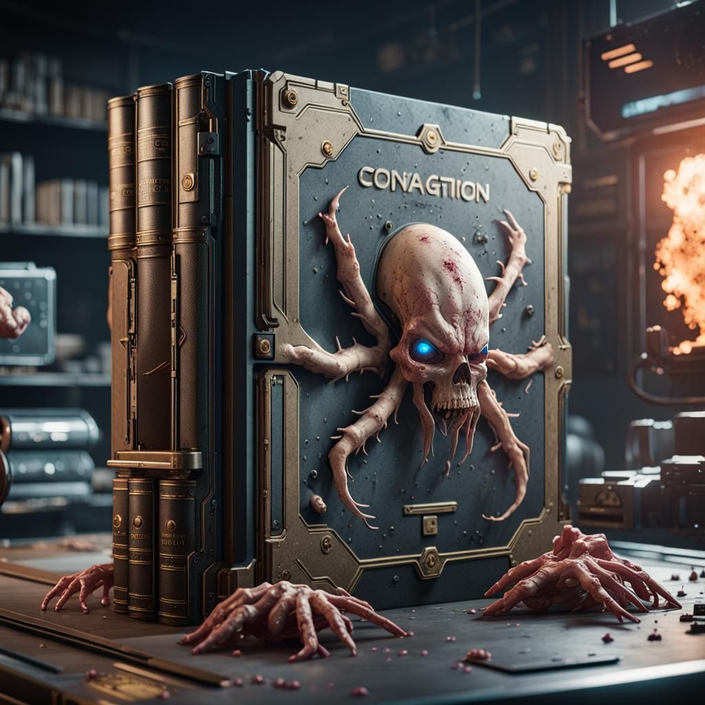 The Contagion Book - AI Generated Artwork - NightCafe Creator